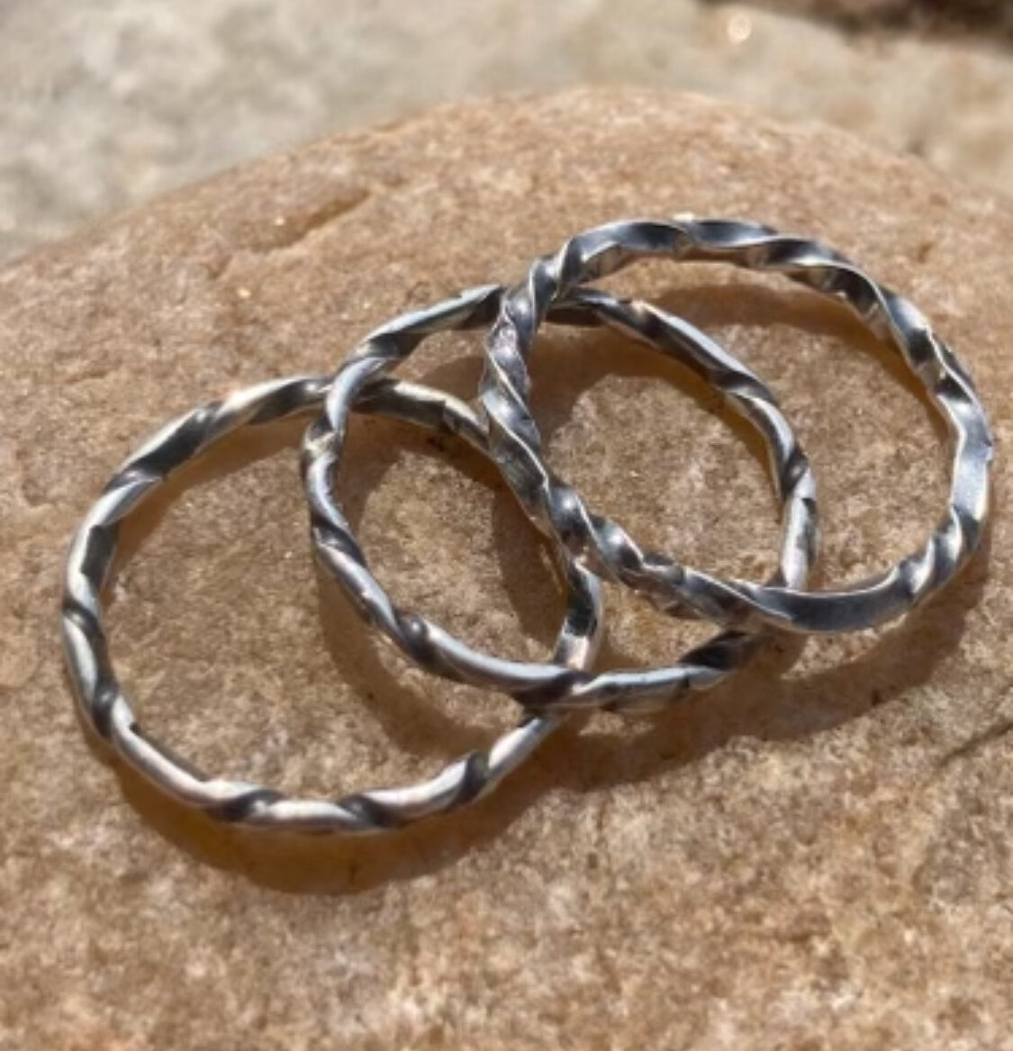 Silver Stacking Rings - The Jeweler's Saw